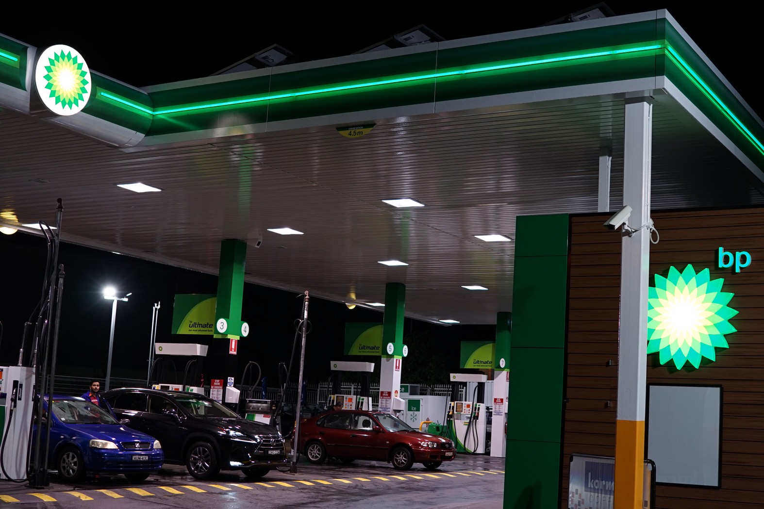 BP Carrington - Service Station LED Lighting Upgrade - LED Lighten